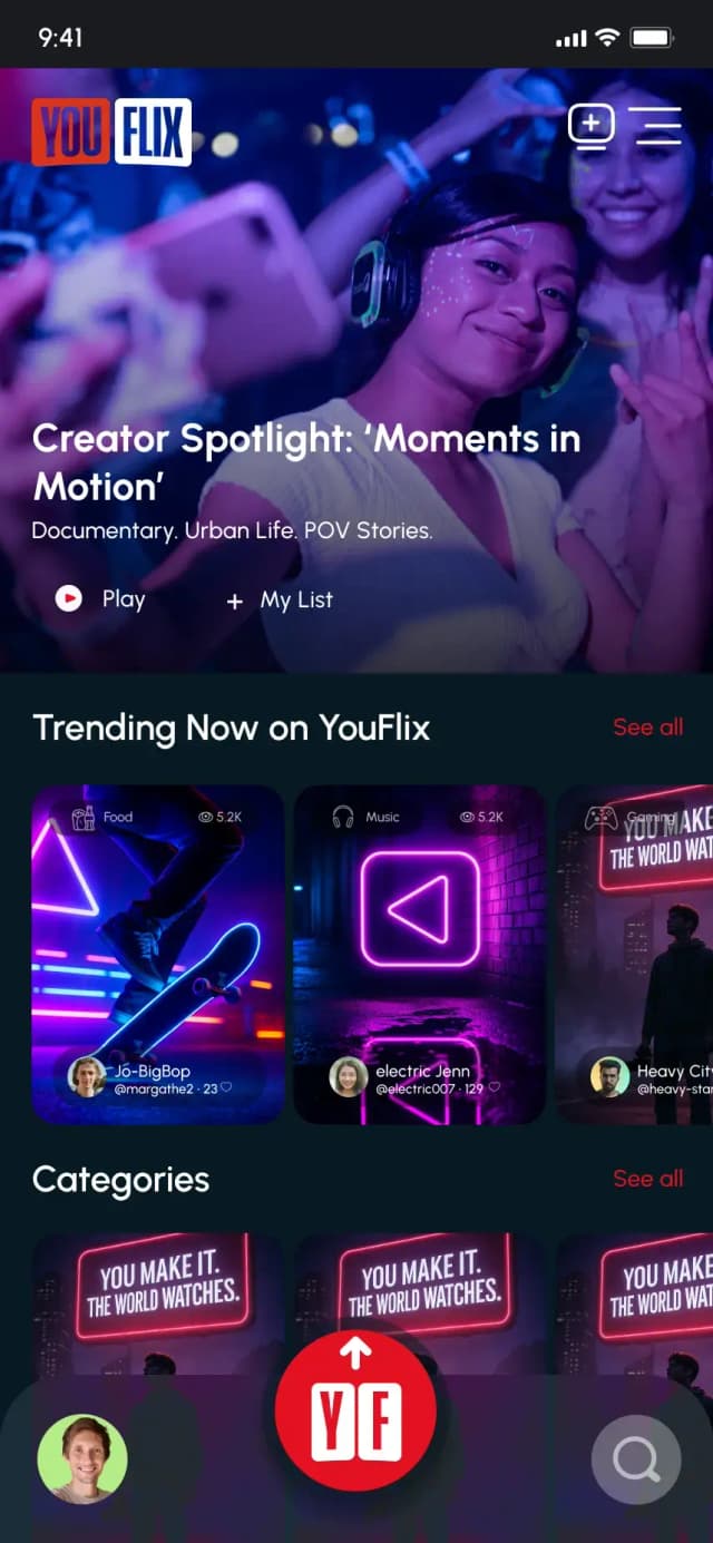 YouFlix. Flix by You.